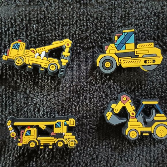 CROCS | Accessories | New Crocs Jibbitz Charms Construction Truck 4 ...